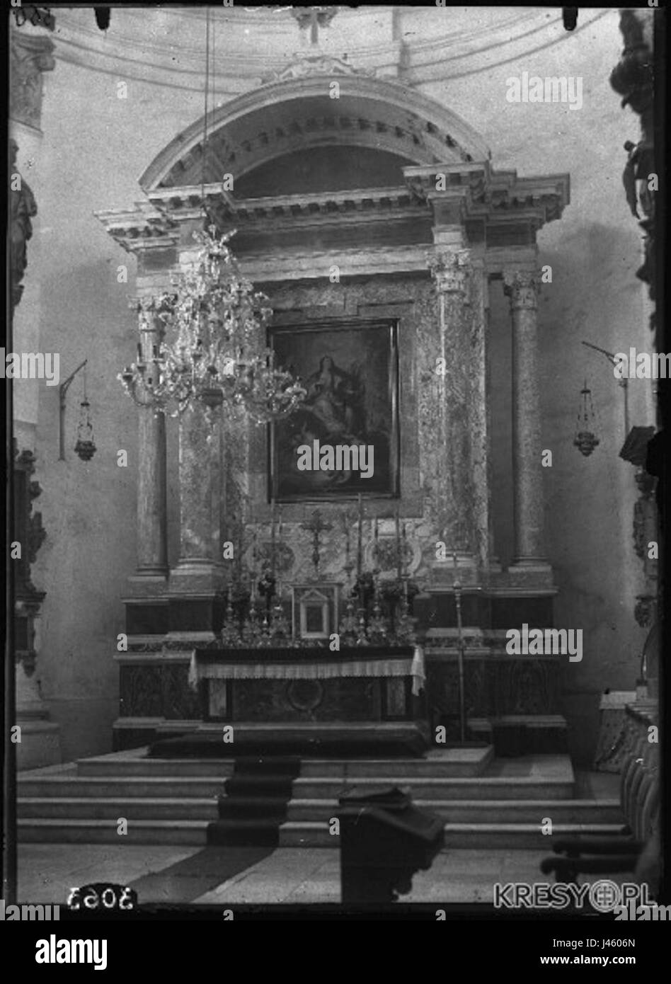 Interior church collegiate Black and White Stock Photos & Images - Alamy