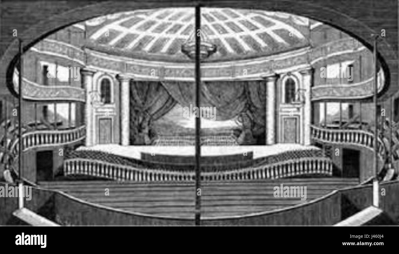 The interior of the Park Theatre, a historic venue, showcases ...
