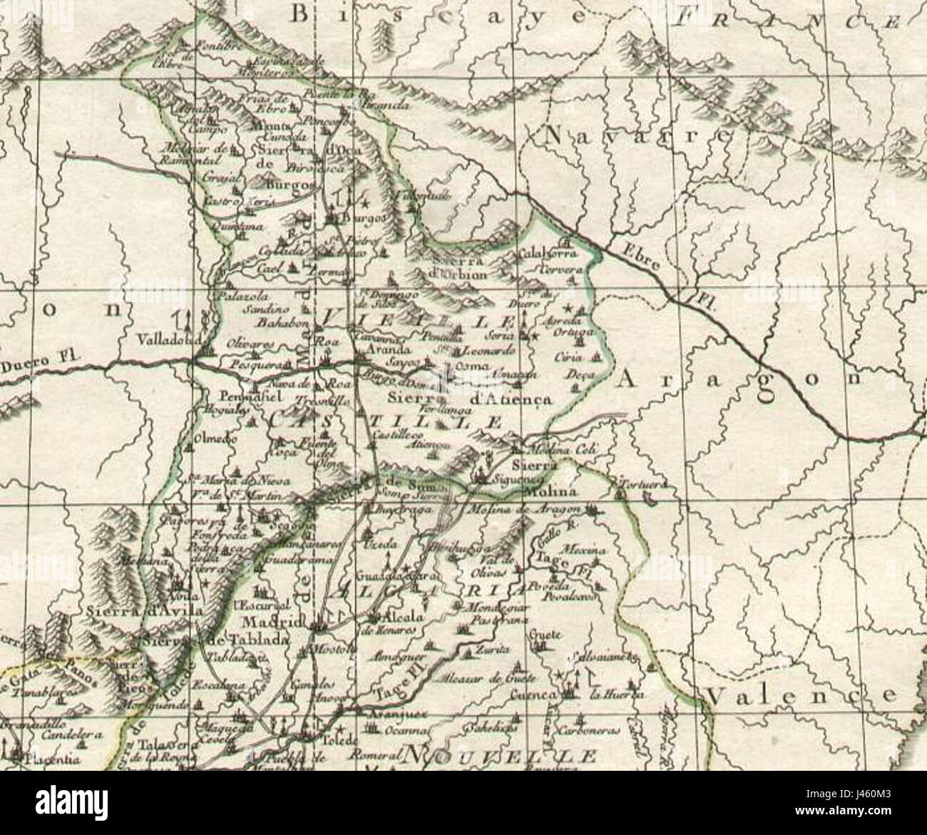 Castile map hi-res stock photography and images - Alamy