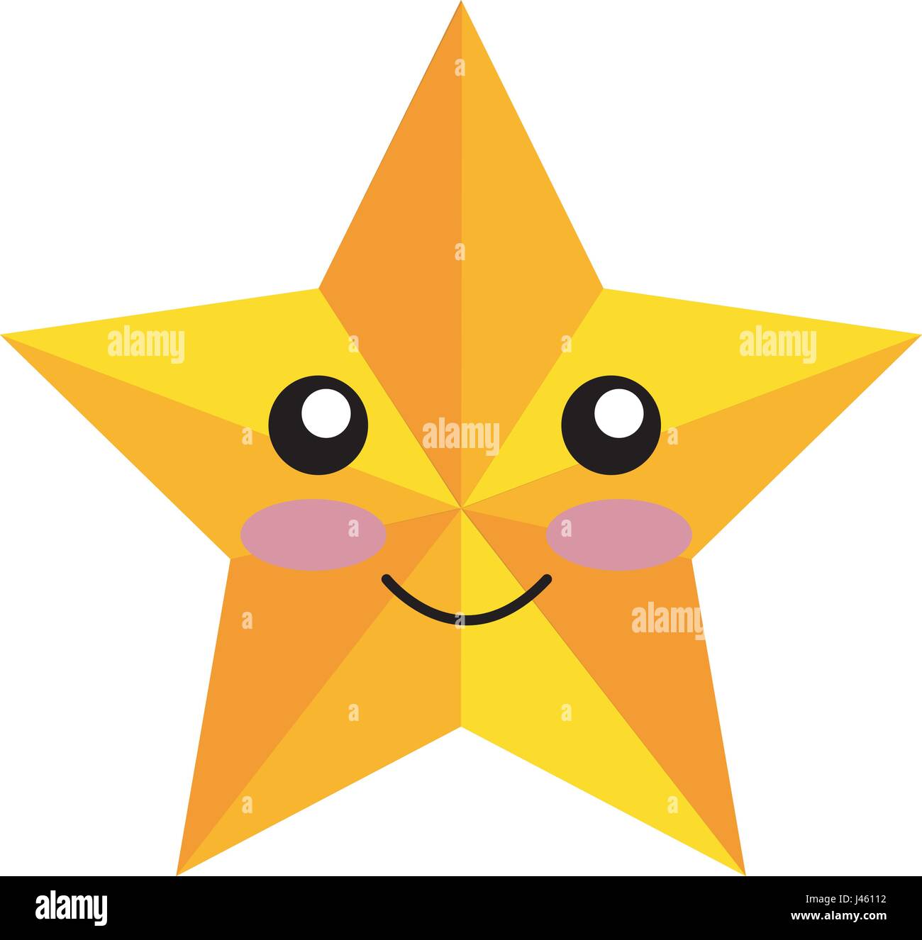 trophy star comic character isolated icon Stock Vector Image & Art - Alamy