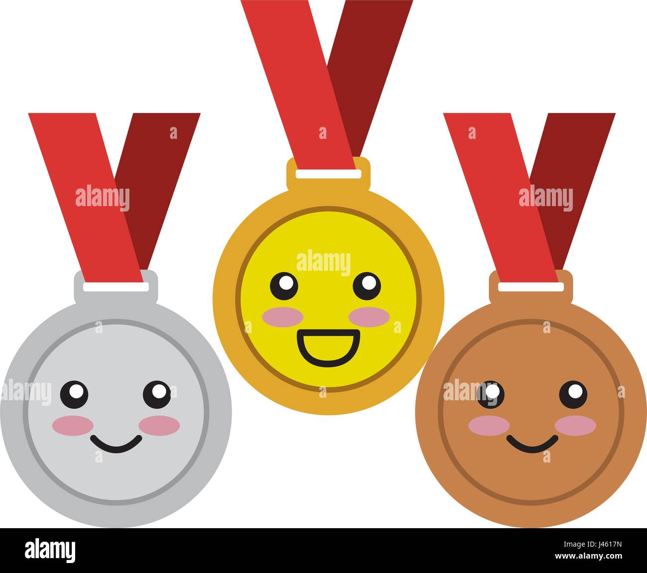 set Championship medals comic characters Stock Vector Image & Art - Alamy