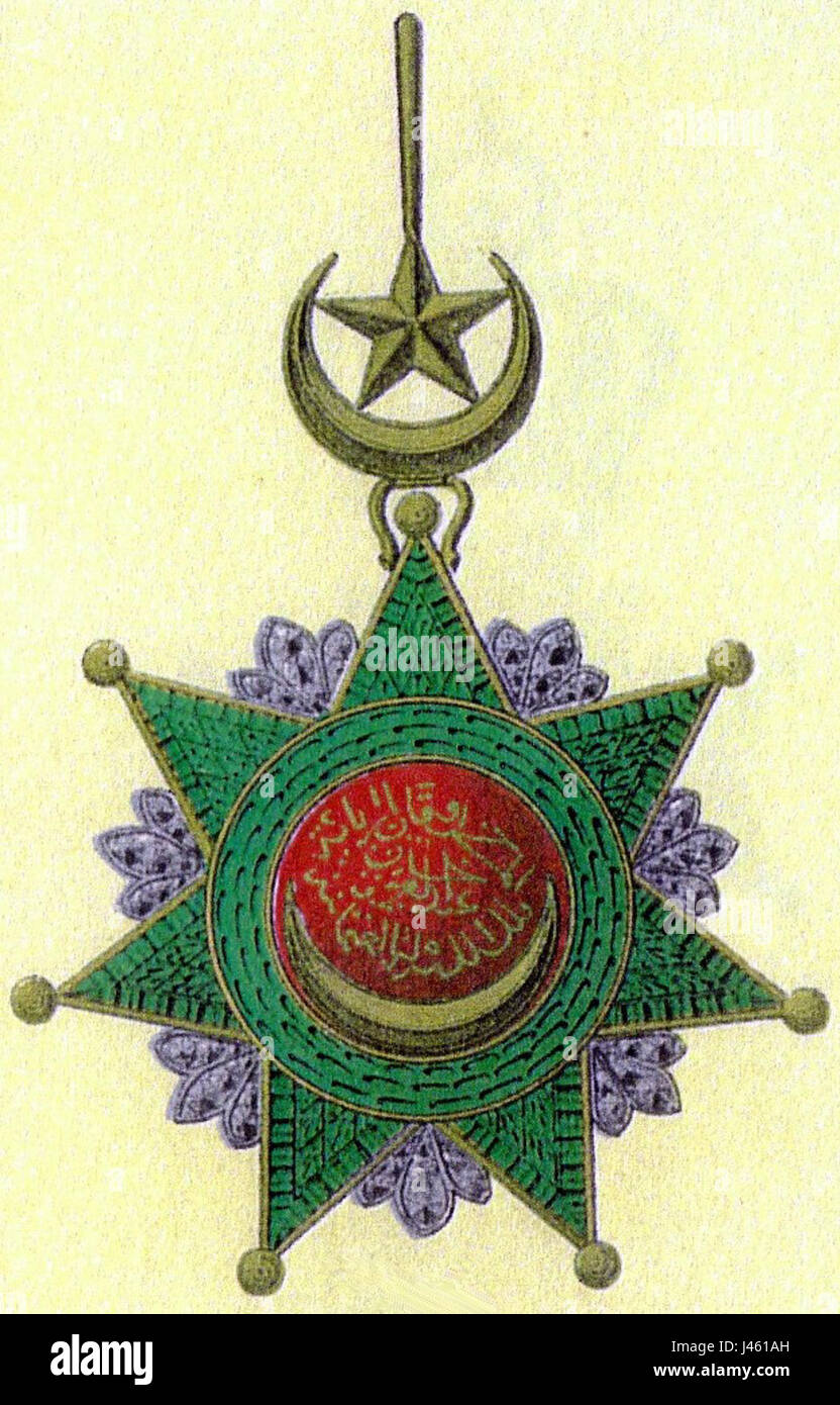 Osmanie Order 3rd Class Stock Photo - Alamy