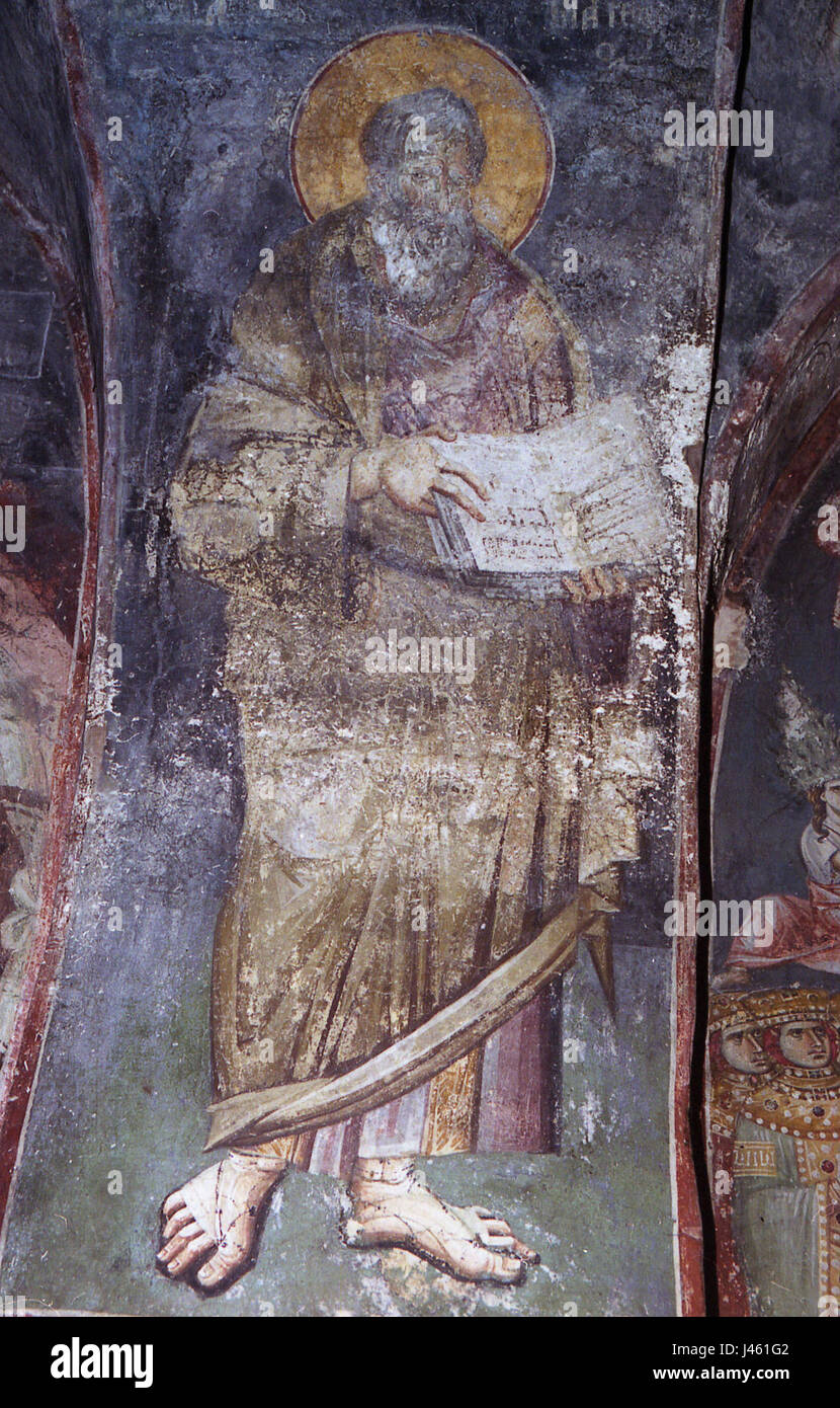 Paintings in the Church of the Theotokos Peribleptos of Ohrid 063 Stock ...