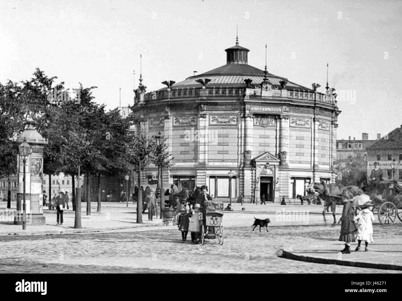 This title likely refers to a panoramic view or artwork of Leipzig ...