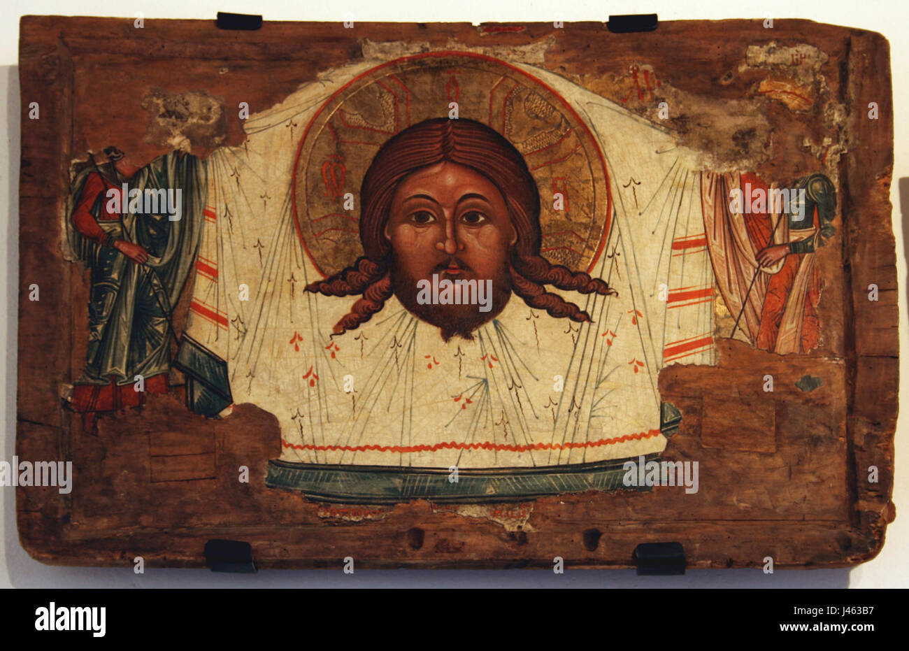 The 'MHS Mandylion XVII' refers to a historical object, possibly a ...