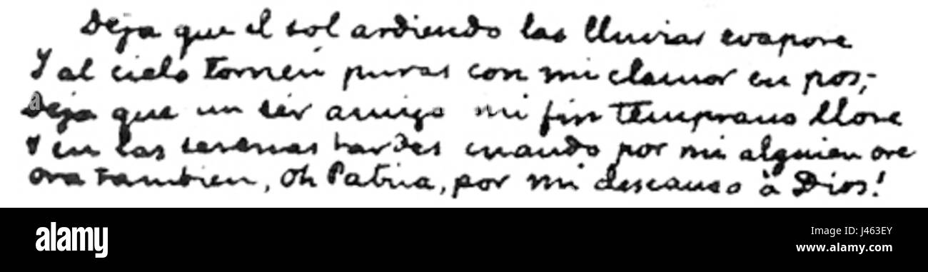 Mi Ultimo Adios, written by Philippine national hero Jose Rizal, is a ...