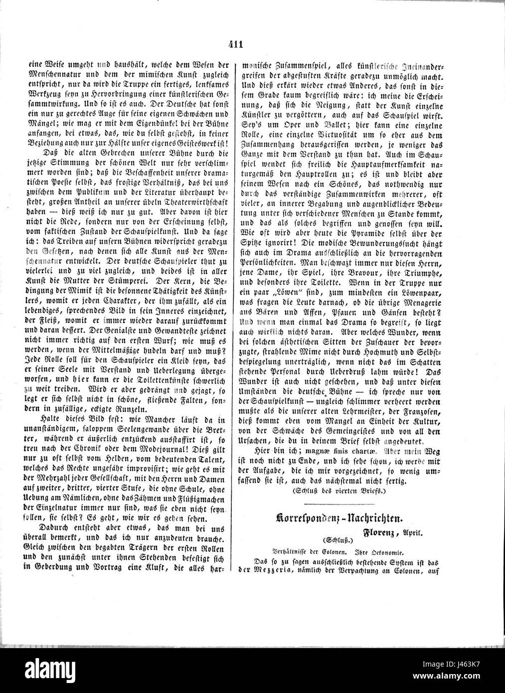 Morgenblatt fuer gebildete Leser 1842 411 Stock Photo - Alamy
