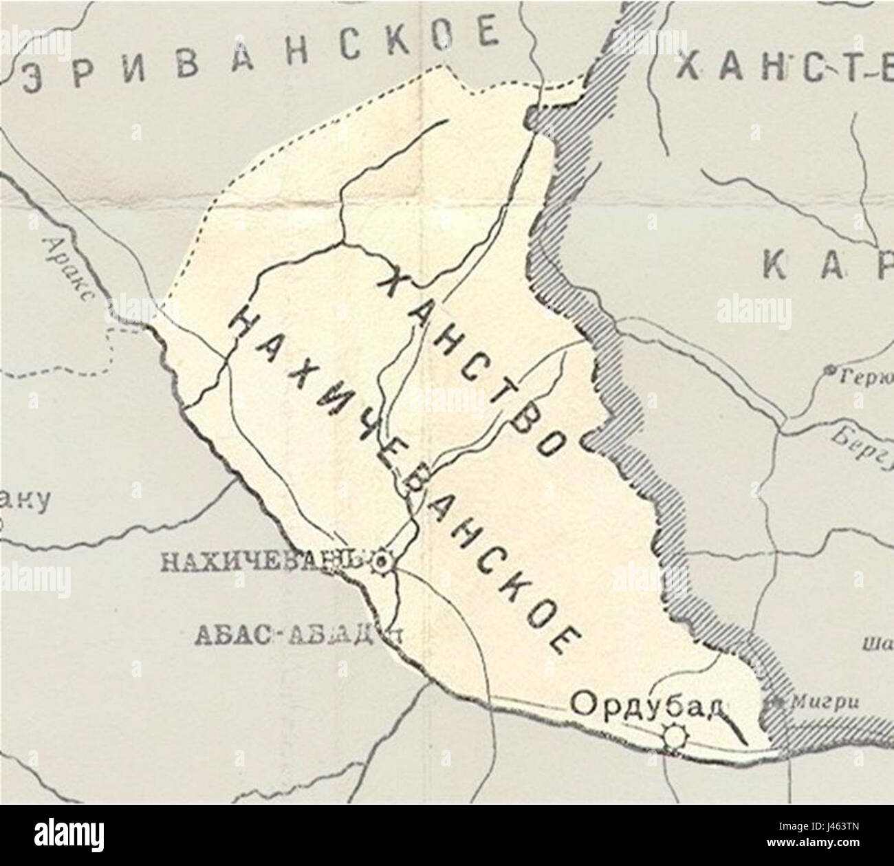Nakhchivan map hi-res stock photography and images - Alamy