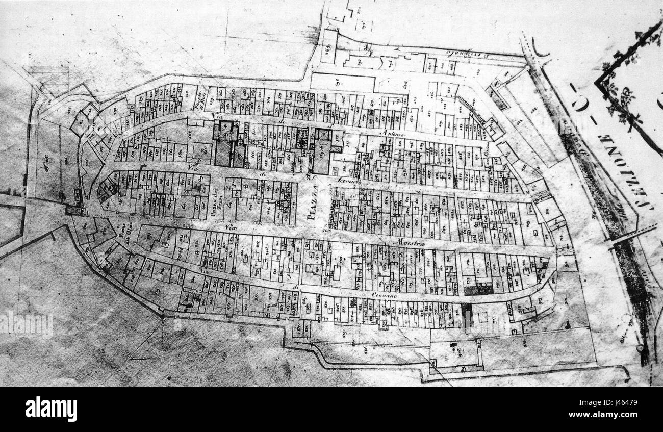 Italy map antique hi-res stock photography and images - Alamy