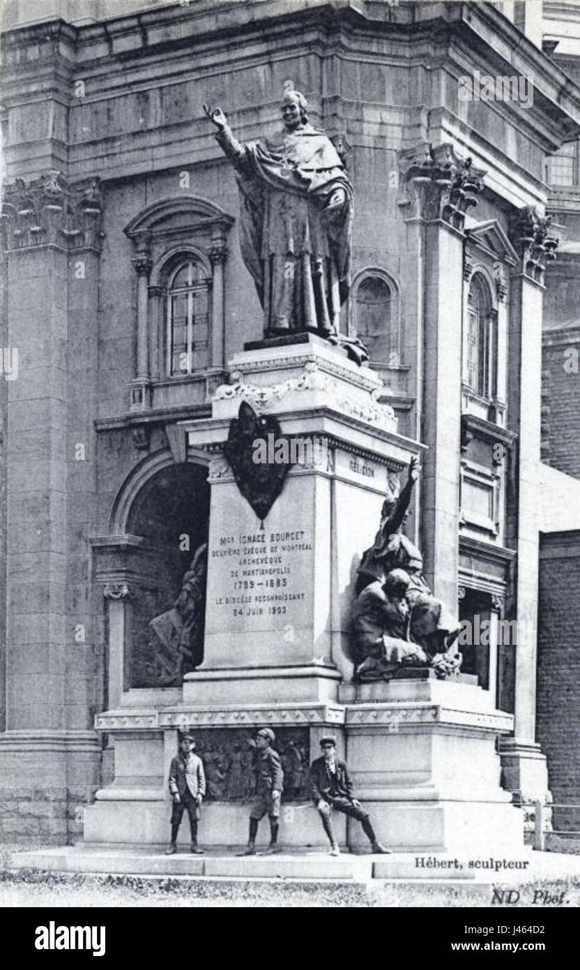 The Monument to Ignace Bourget commemorates the life and contributions ...