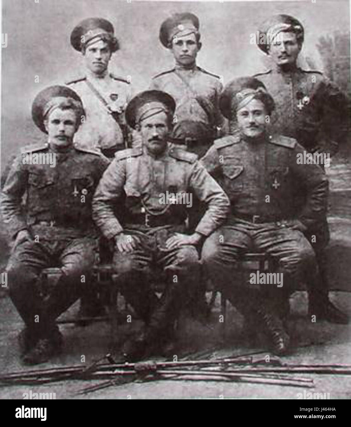 Nagaybak cossacks of Trebiyatskaya stanitsa 1916 Stock Photo - Alamy