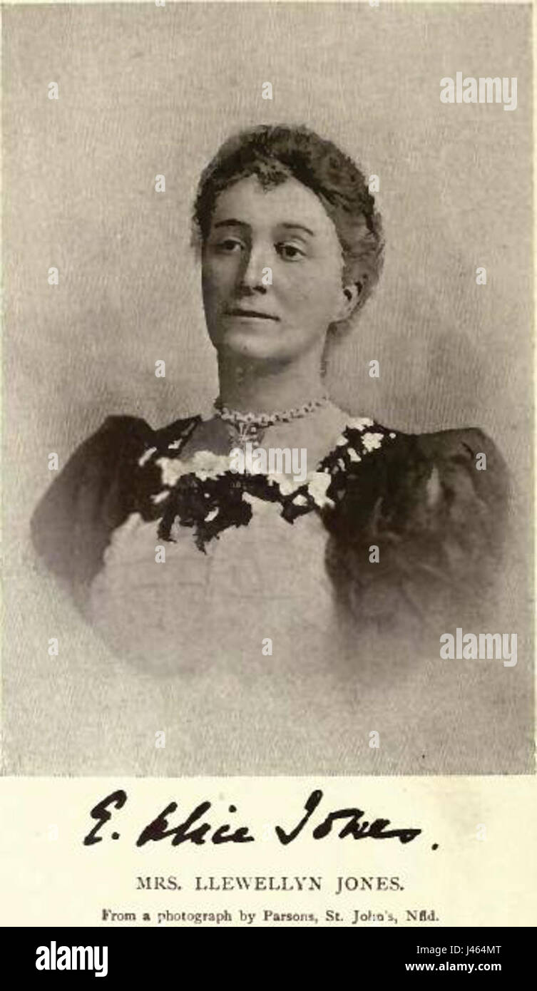 Mrs Elizabeth Alice Jones by Parsons, St. John's, Nfld Stock Photo - Alamy