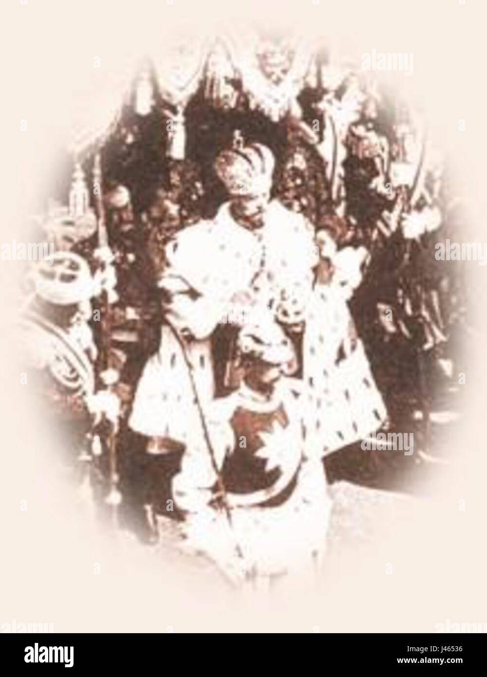 Nicholas II of Russia after his coronation in 1894 Stock Photo - Alamy