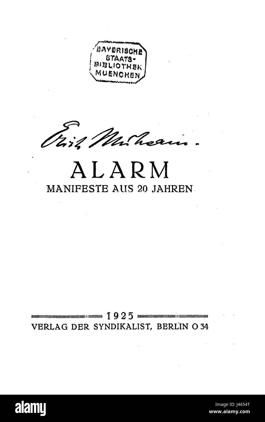 Muehsam Alarm 003 is a piece of historical military equipment, possibly ...