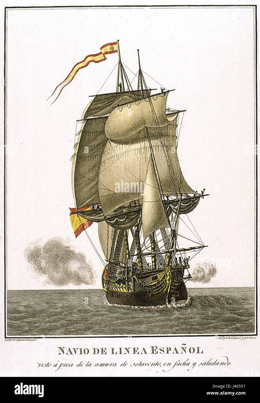 Navio de Linea Espanol refers to Spanish line ships that were part of ...