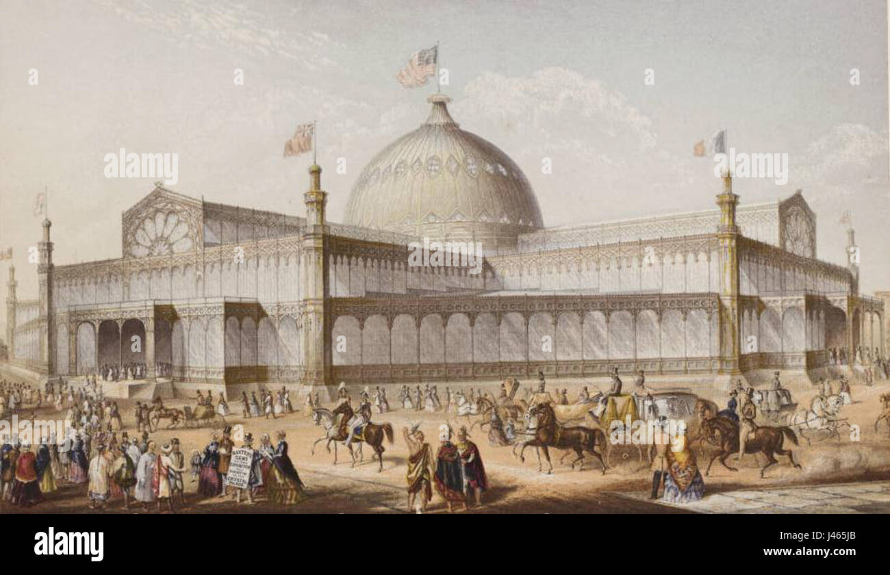 The New York Crystal Palace was an exhibition hall built in 1853 in ...