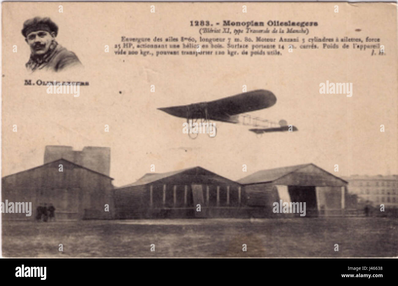 The Bleriot XI is a historic French aircraft, famously flown by Louis ...