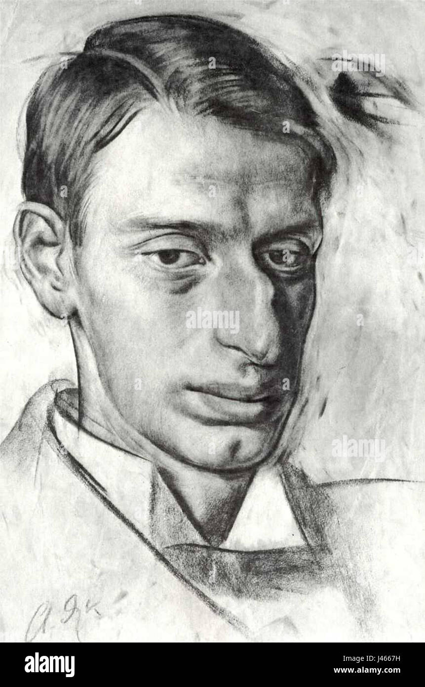 This portrait of Nikolay Radlov, painted by A. Yakovlev in 1912 ...