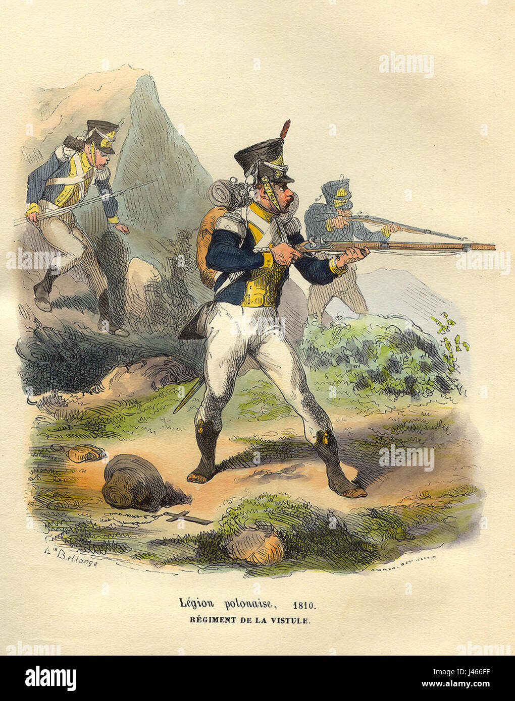 This artwork by Bellange depicts Polish troops under the command of ...