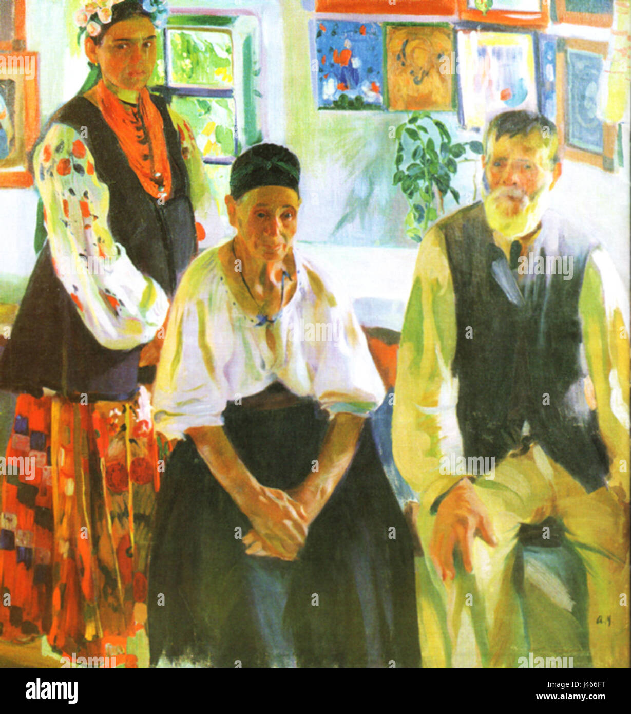 Olexandr murashko Selianska rodyna Stock Photo - Alamy