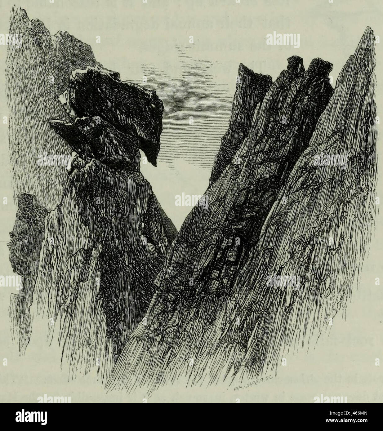 Page 319 from 'Scrambles Amongst the Alps' by Edward Whymper, features ...