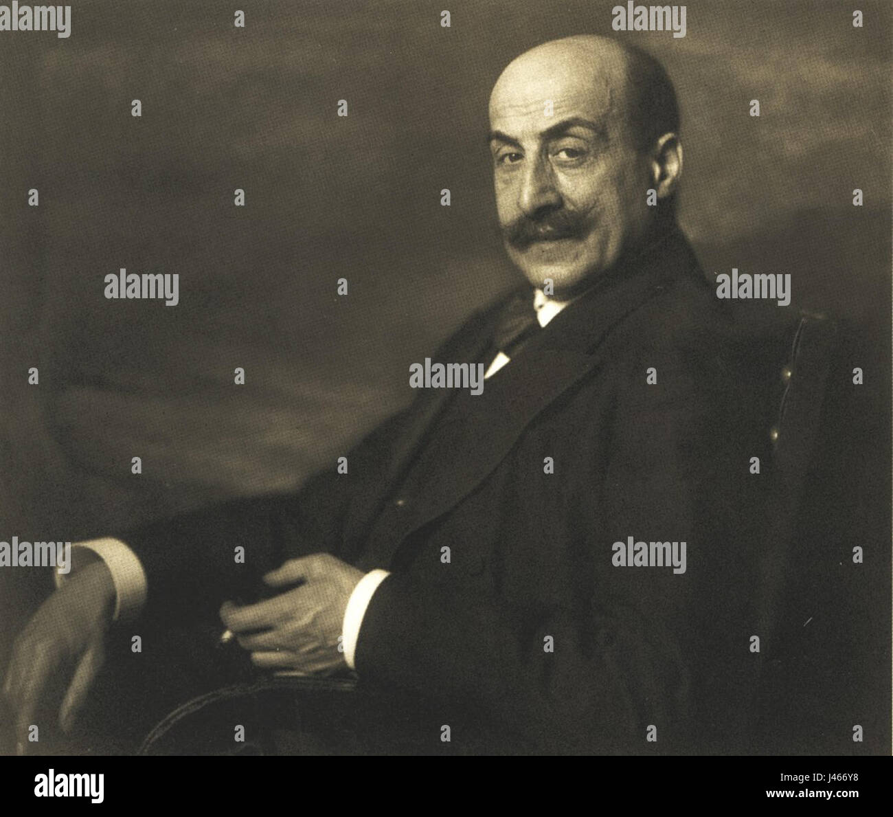 A photographic portrait of Max Liebermann, a German painter, by Nicola ...