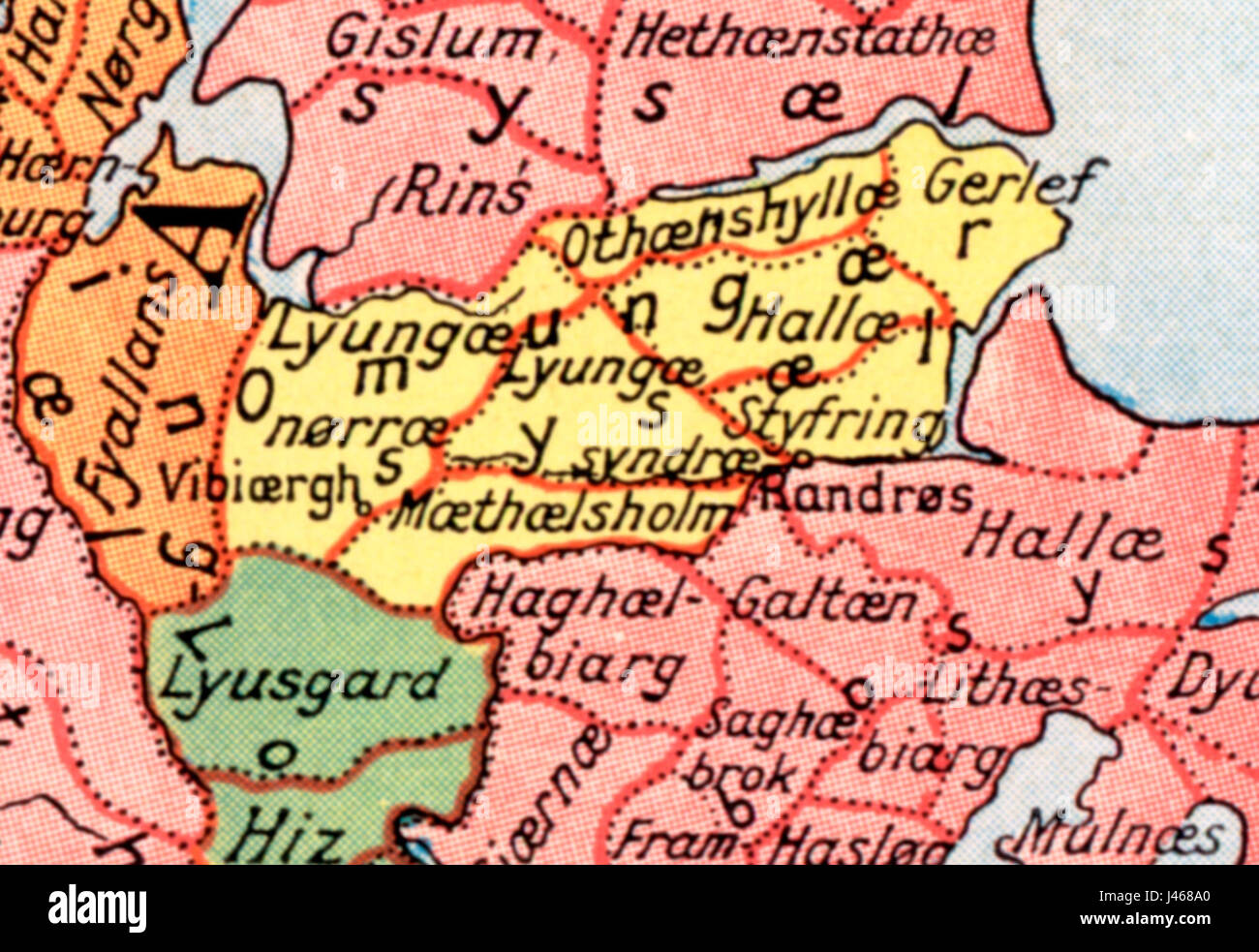 'Ommersyssel of Denmark in Medieval Times' illustrates the historical ...