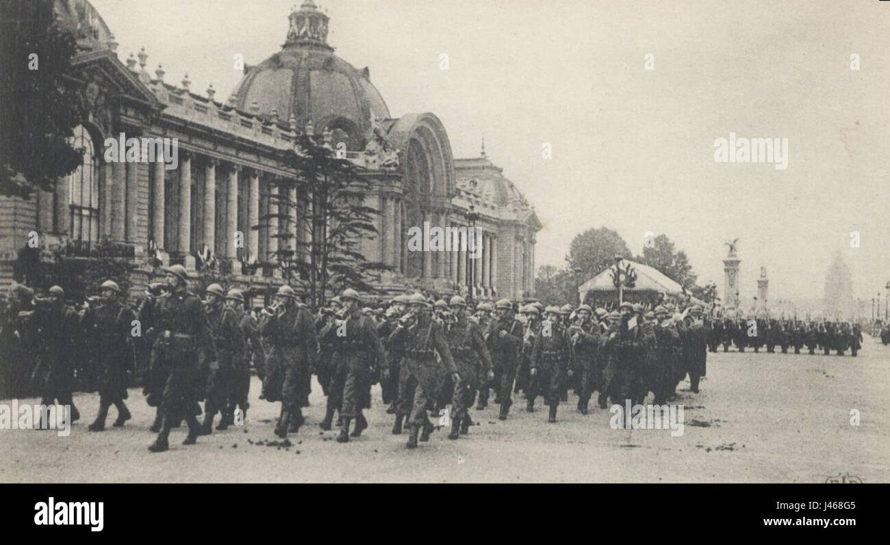 A historical reference to Paris in the year 1916, likely detailing the ...