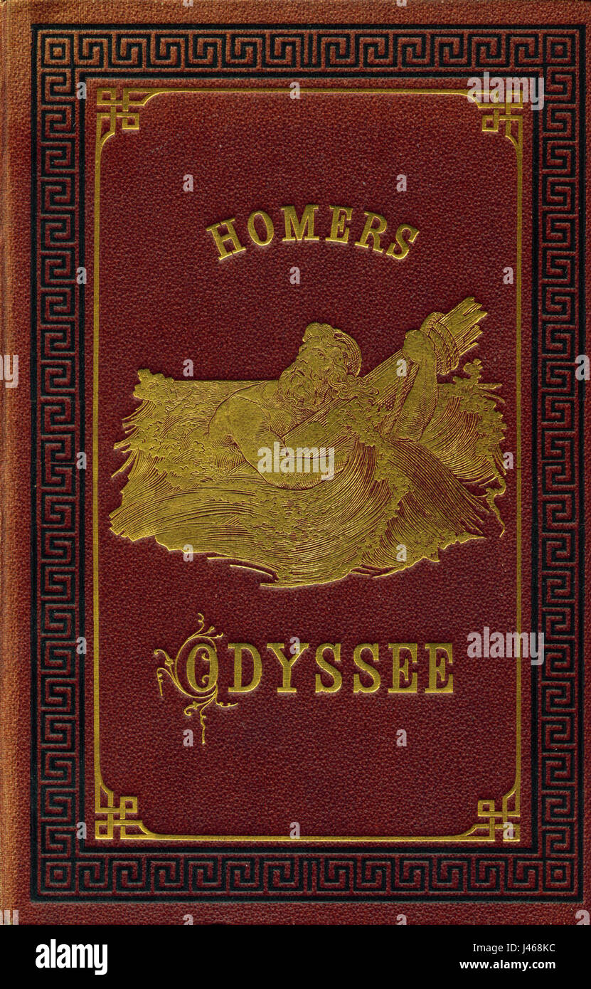 Odysseen forside af 1878 udgave Stock Photo - Alamy