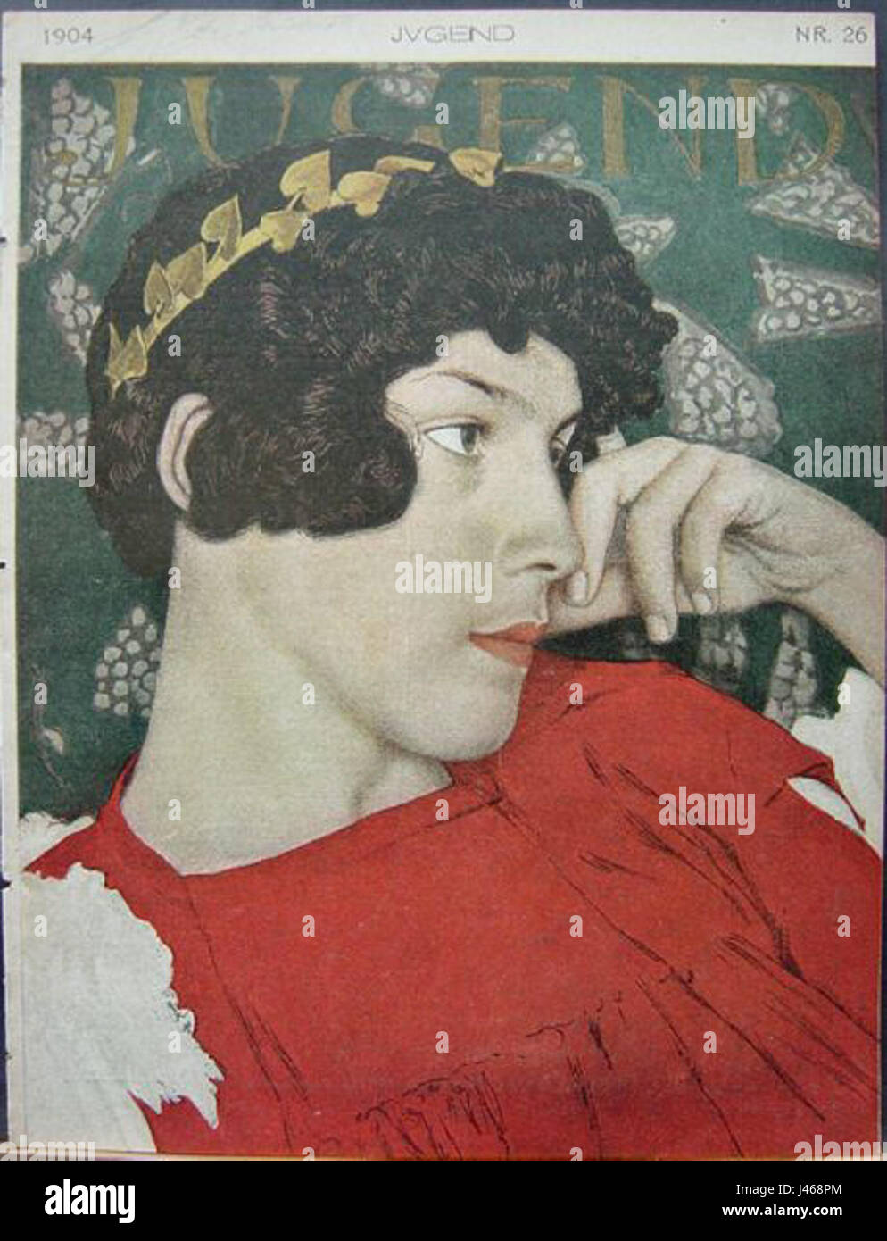 Paul Hoecker Bacchant 1904 Stock Photo - Alamy