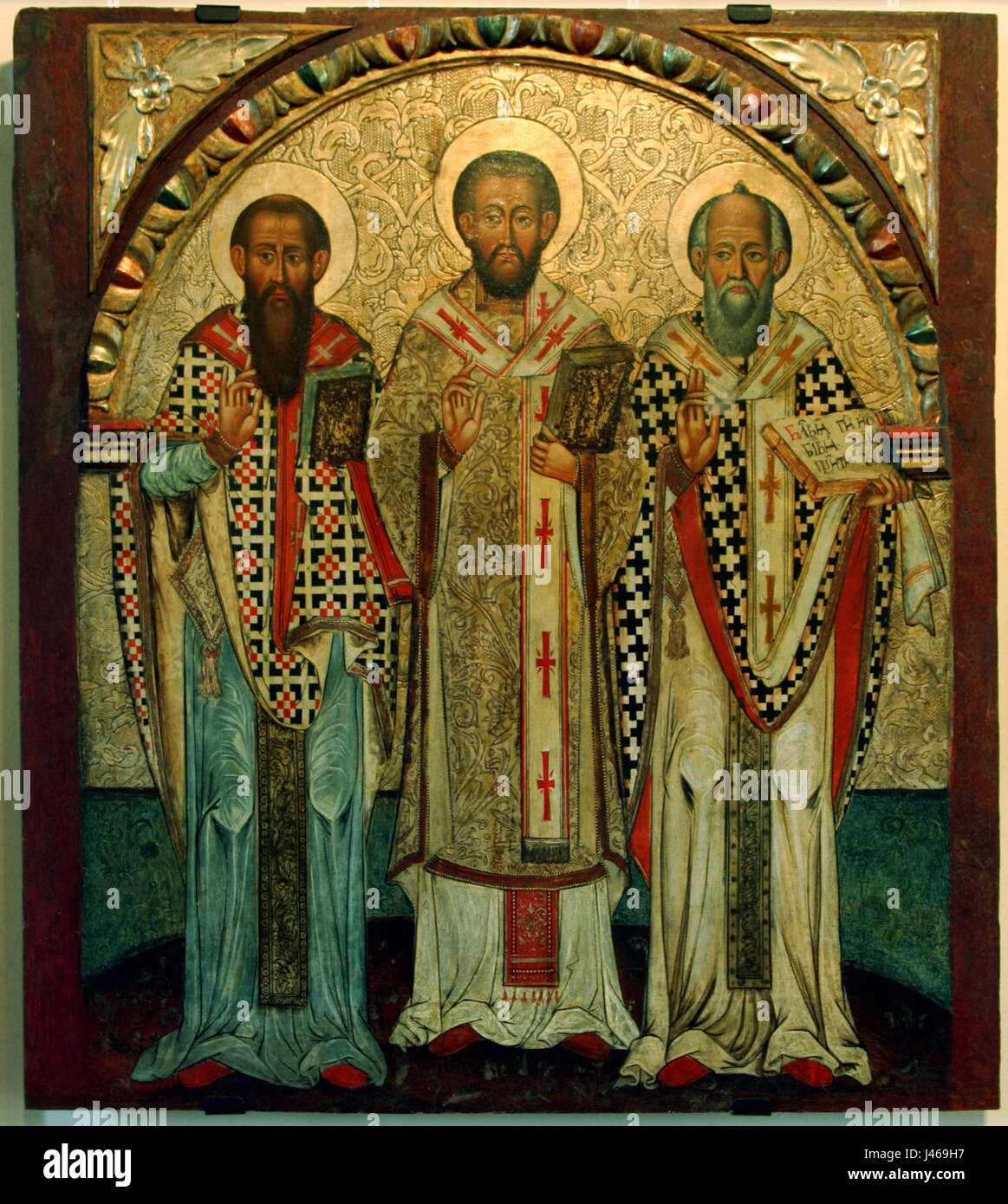 Saints basil the great and gregory hi-res stock photography and images ...