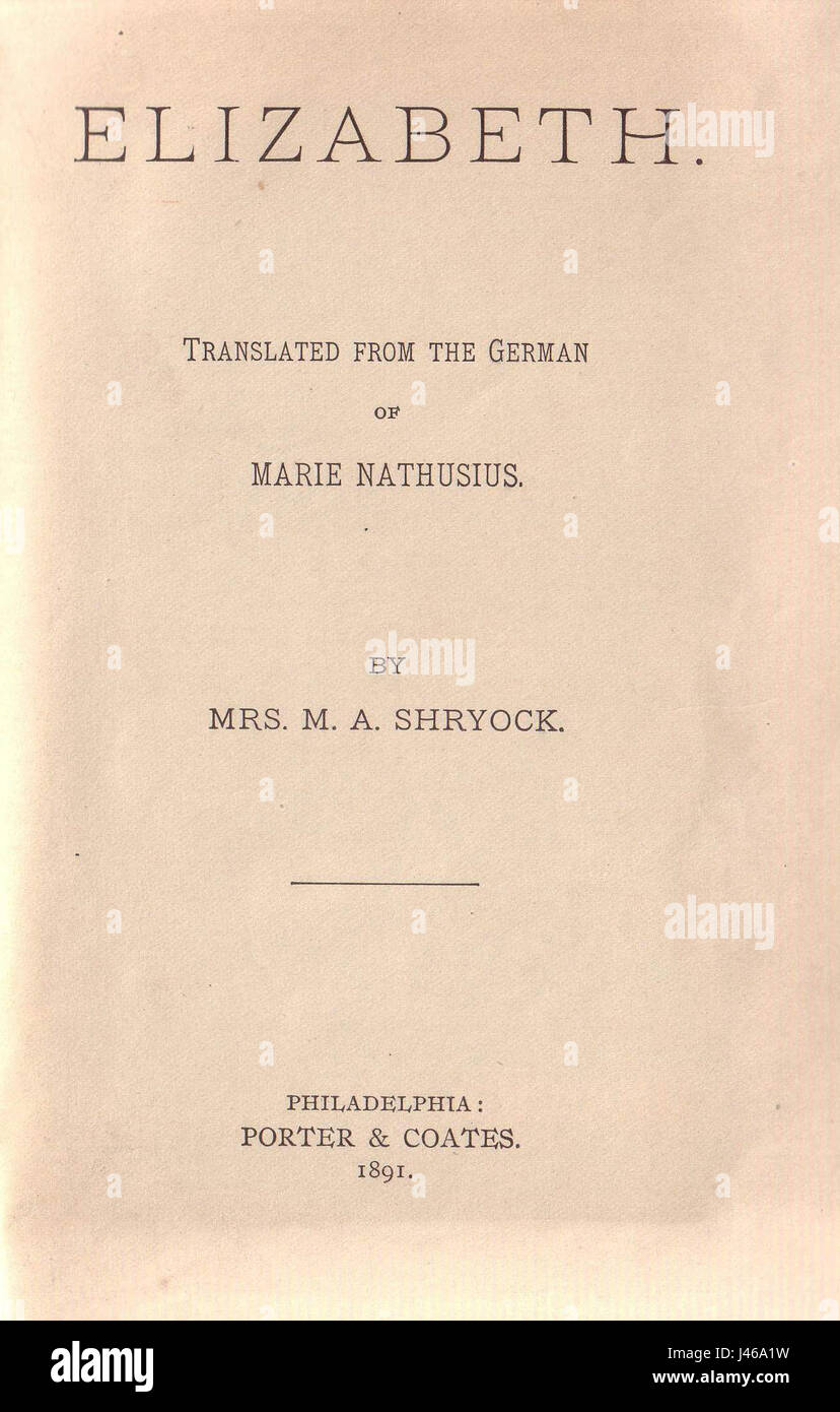 Mn, elizabeth engl1 Stock Photo - Alamy