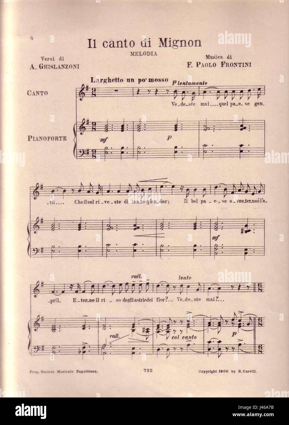 Mignon 11 refers to a specific work or composition, possibly a part of ...