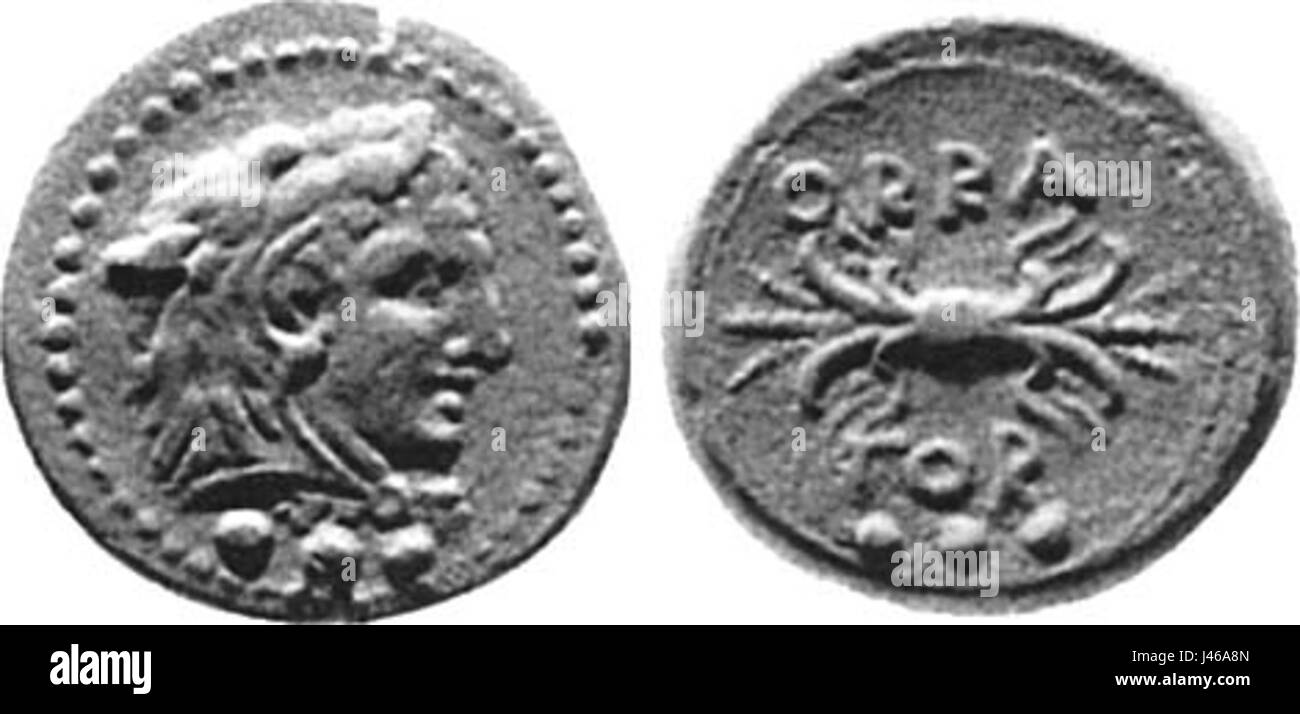 Moneta Oria Ercole is an ancient Roman coin featuring depictions of the ...