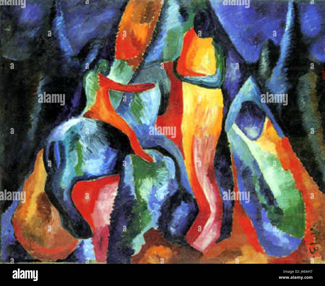 Composition features dynamic figures hi-res stock photography and ...