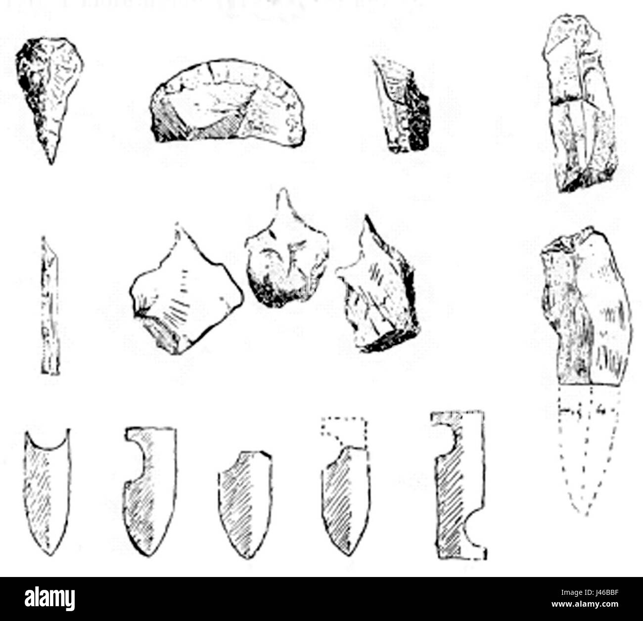 Neolithic Flint Tools Photograph By Geoff Kiddscience