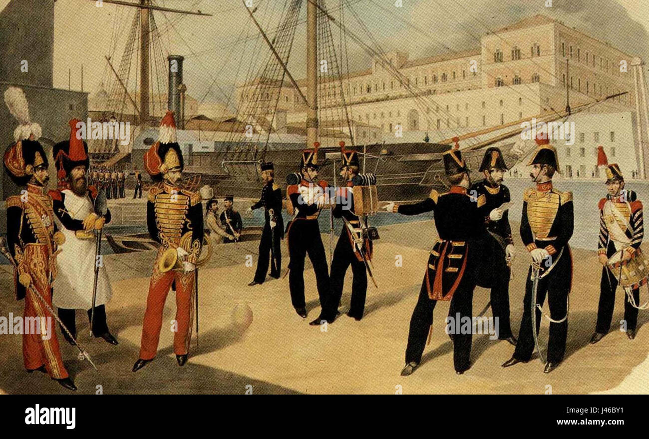 The Real Marina was the Spanish Royal Navy during the 18th and 19th ...