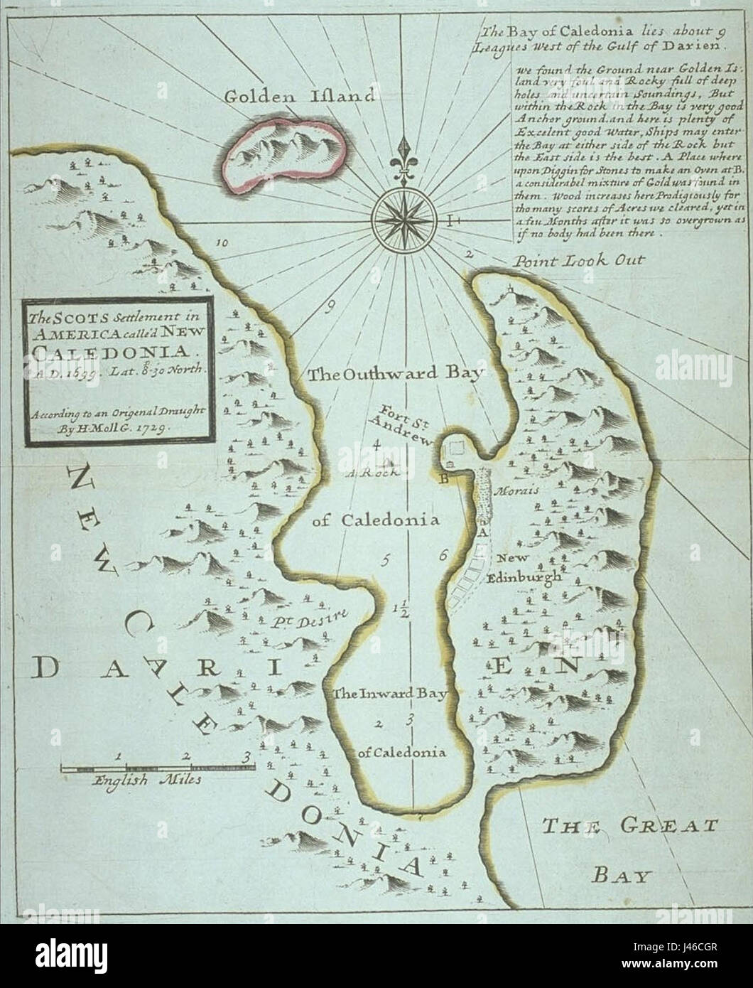 Map of darien hi-res stock photography and images - Alamy