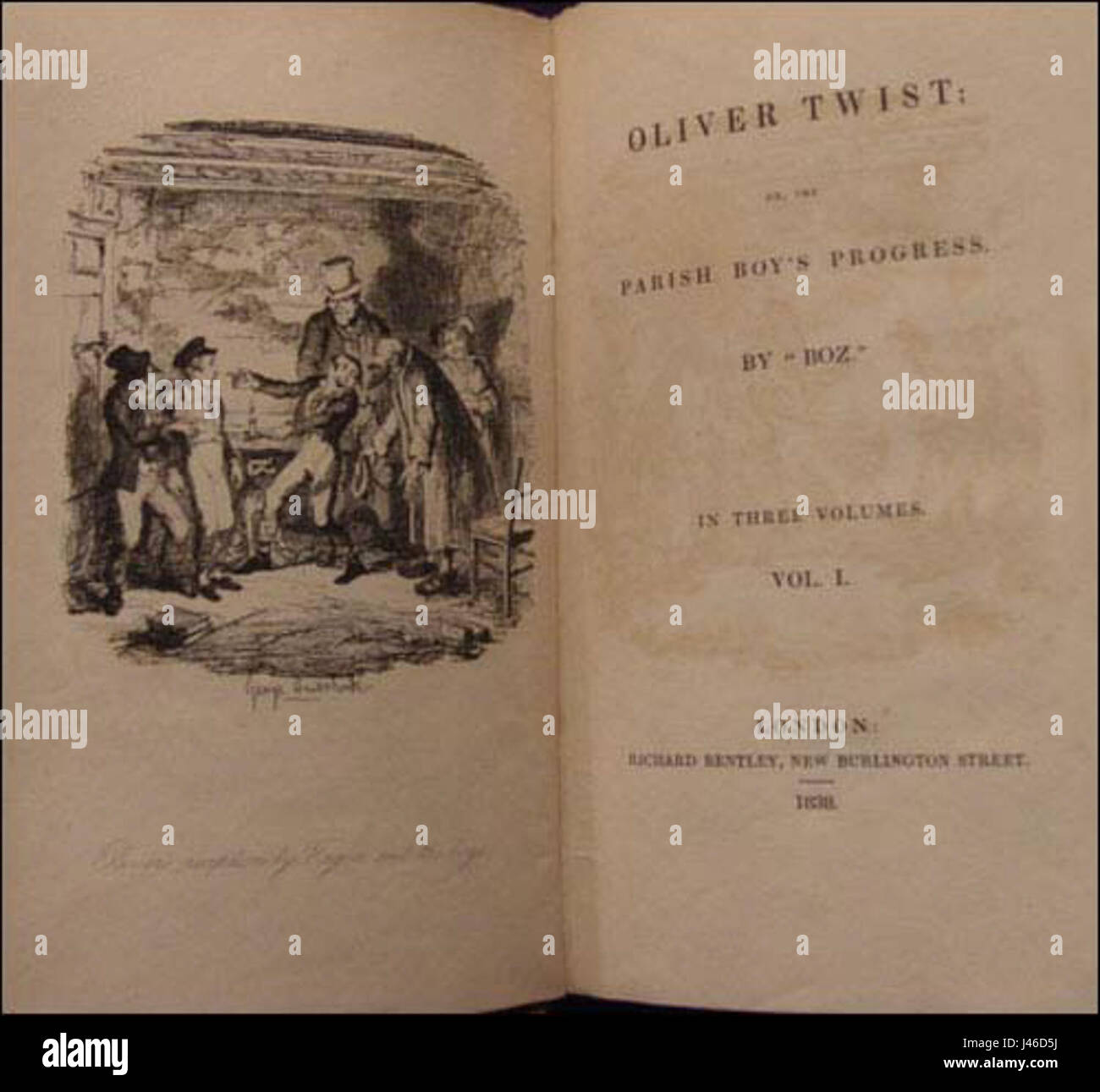 The cover of 'Oliver Twist' by Charles Dickens represents a key visual ...