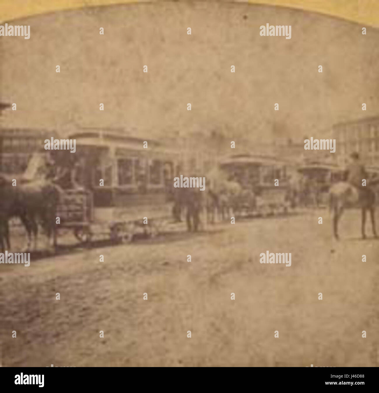 Montgomery mule-drawn streetcars were a significant mode of urban ...