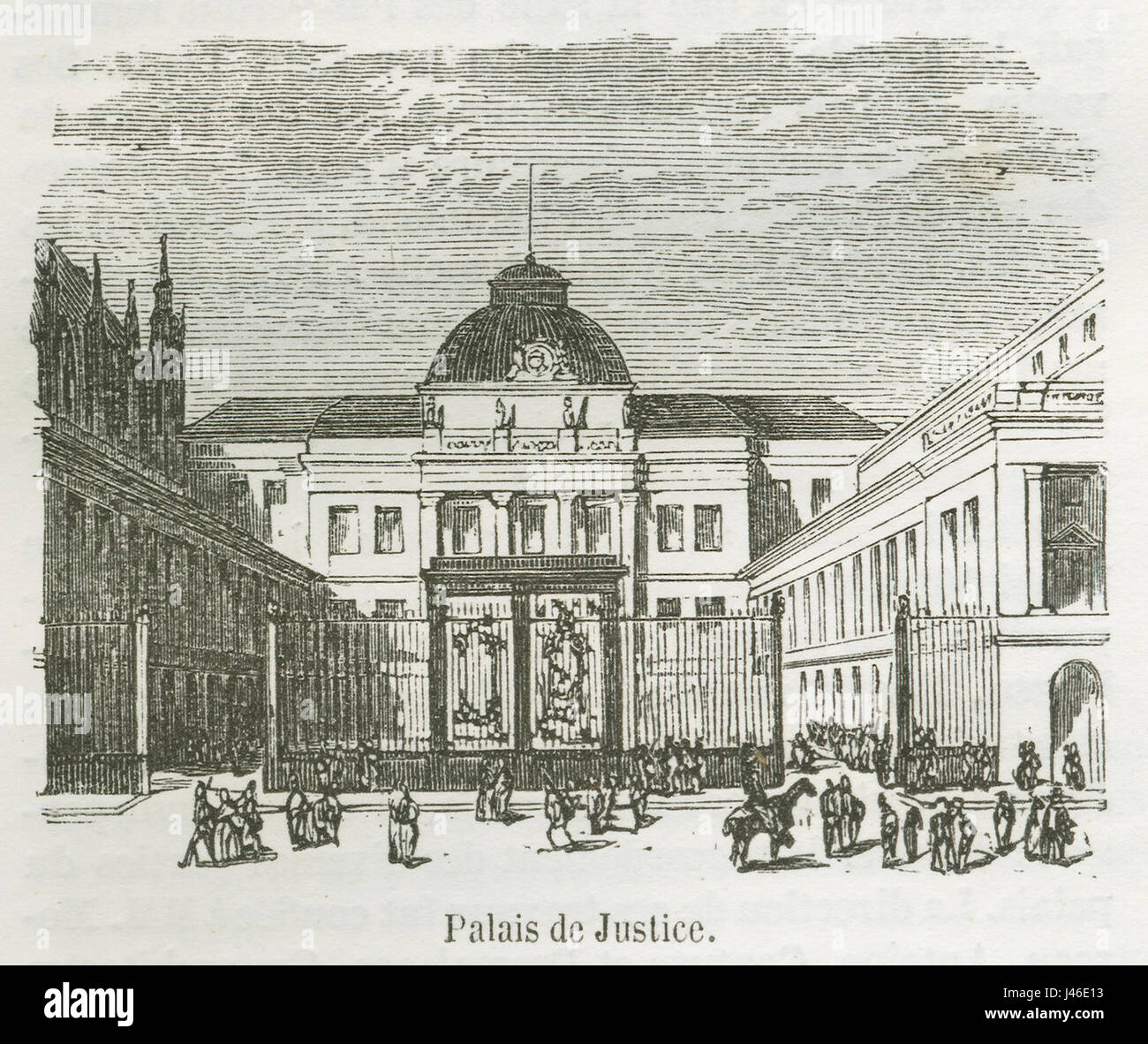 The Palais de Justice, or Palace of Justice, built in 1855, is a ...