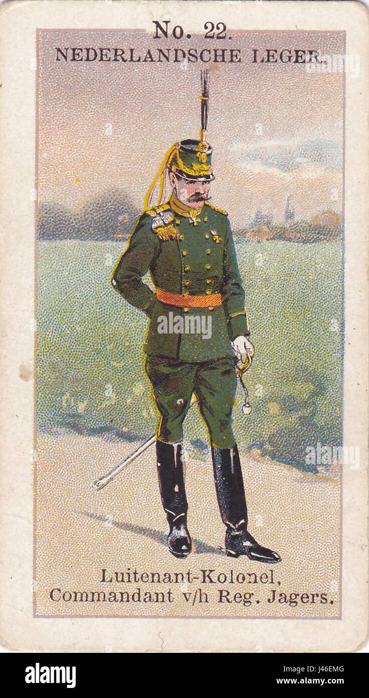 Nederlandsche leger No. 22 is a historical military document detailing ...