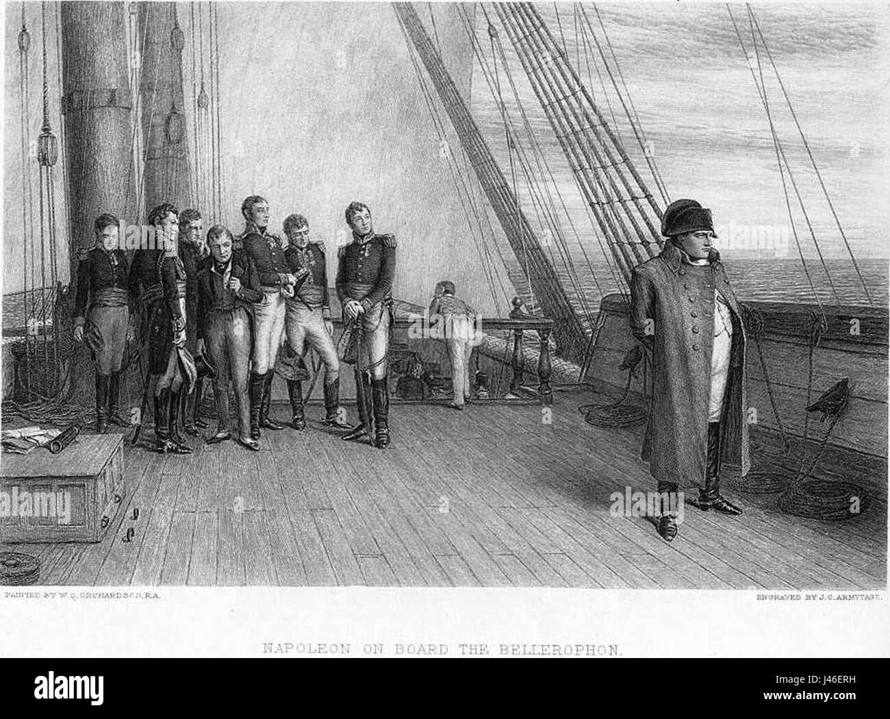 The 'NapBellerophon' could be a reference to the HMS Bellerophon, a ...