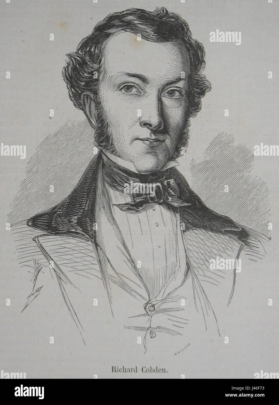 This image likely refers to Richard Cobden, a 19th-century British ...