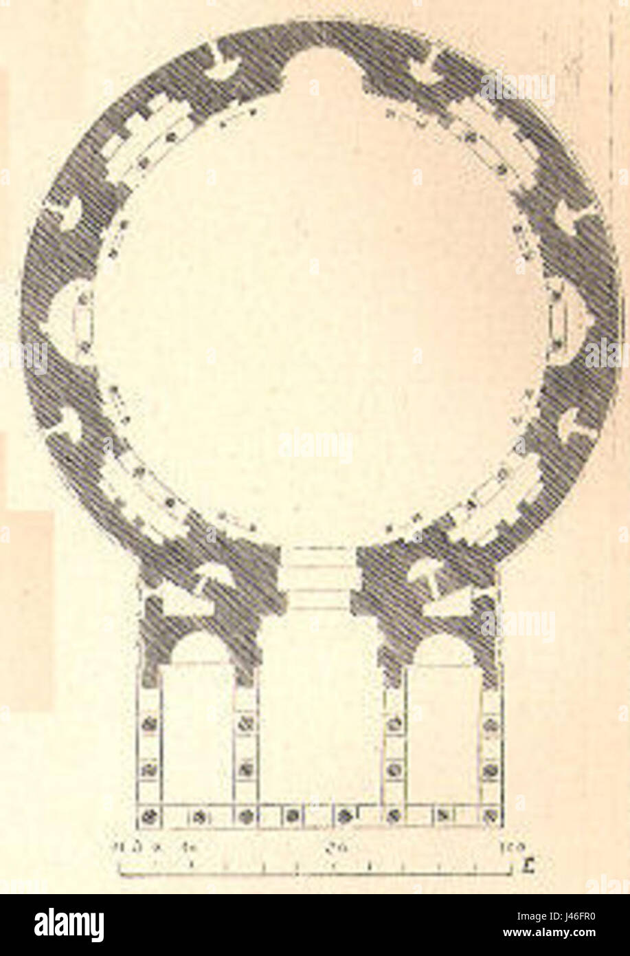 The Pantheon, one of Rome's most iconic landmarks, has a distinctive ...