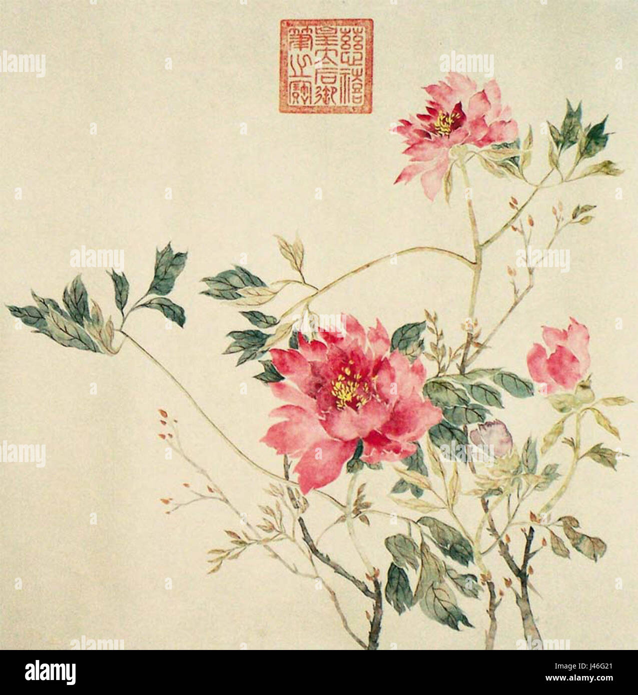 Empress cixi painting hi-res stock photography and images - Alamy