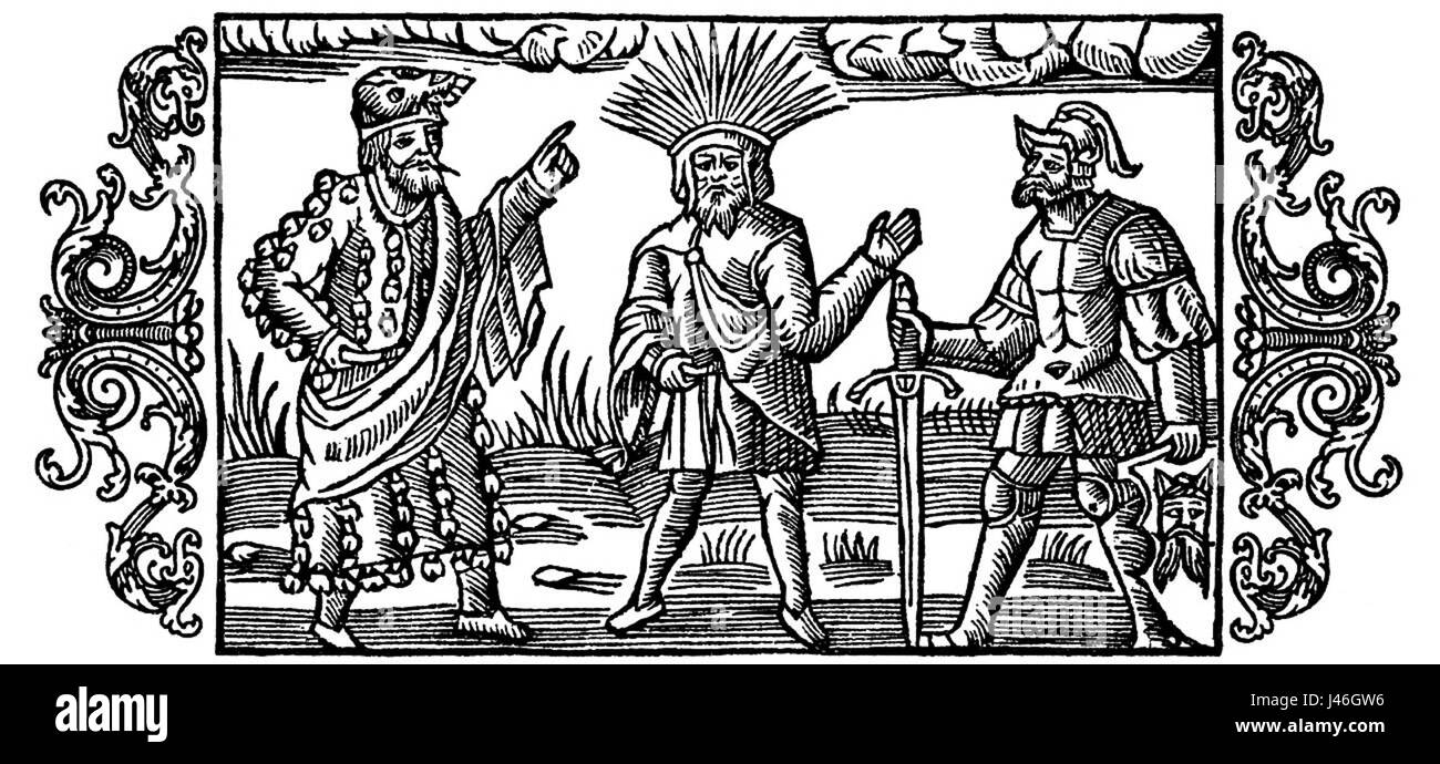 Olaus Magnus On three Lesser Gods Stock Photo - Alamy