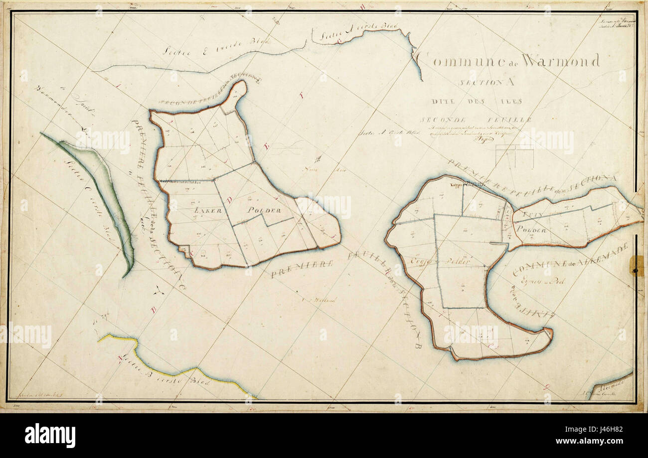 Netherlands, Warmond, Lakerpolder, Tuinder of Kogjespolder Stock Photo ...