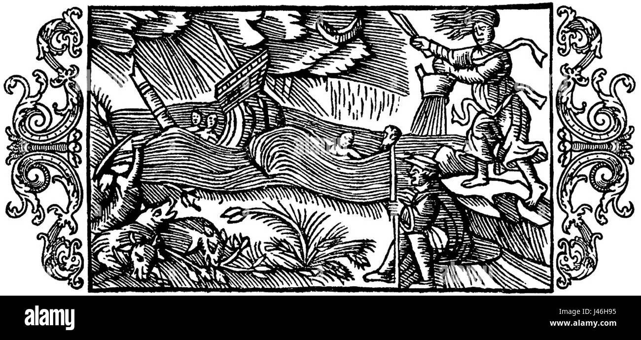Olaus Magnus' work on women skilled in magic, likely refers to his ...