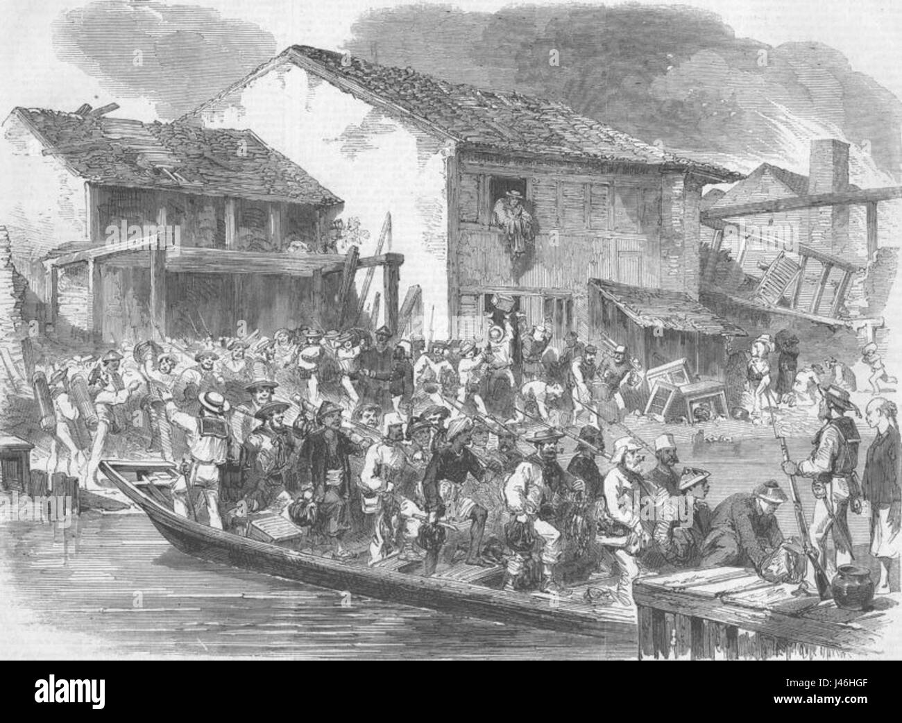 Opium wars british china Black and White Stock Photos & Images - Alamy